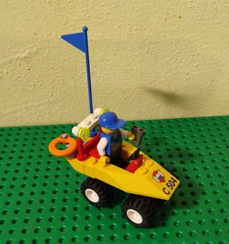 LEGO Town Coast Guard Beach Buggy 6437 100% Complete w Minifigure No ...