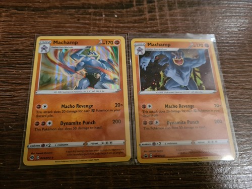 Pokemon Champions Path Machamp Promo Holo & Regular Rare Holo SWSH053 ...