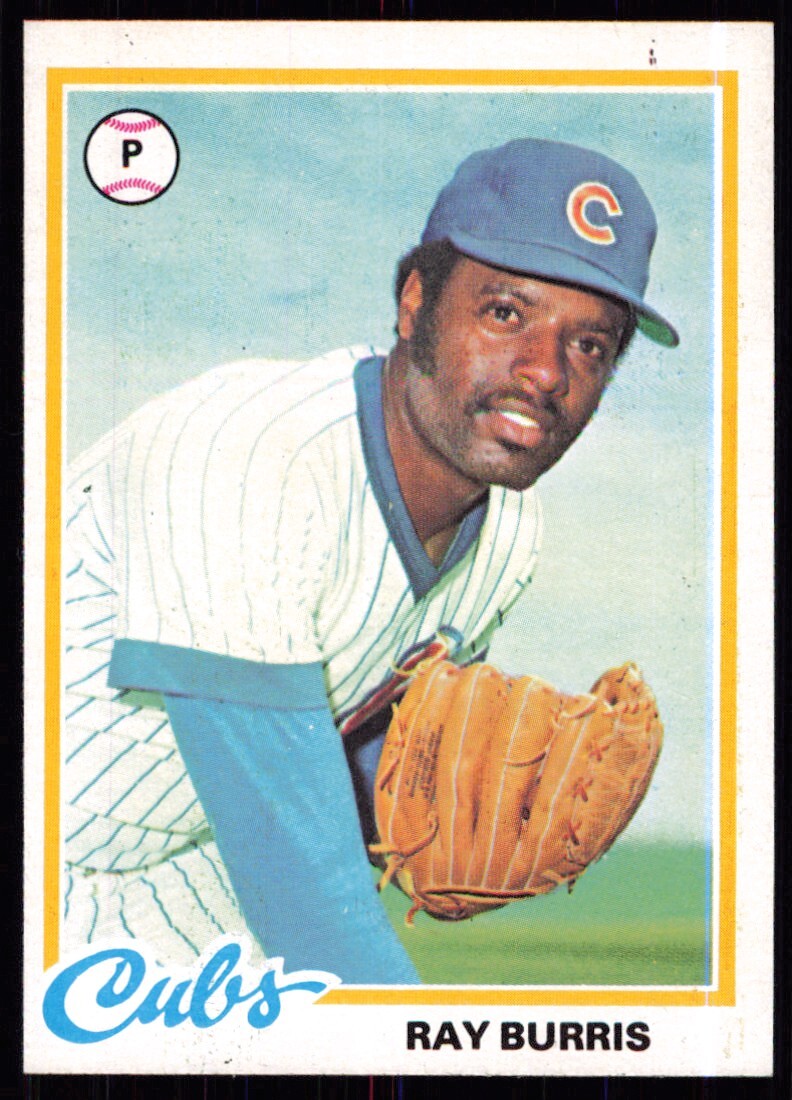 1978 Topps Ray Burris Chicago Cubs #371 | eBay