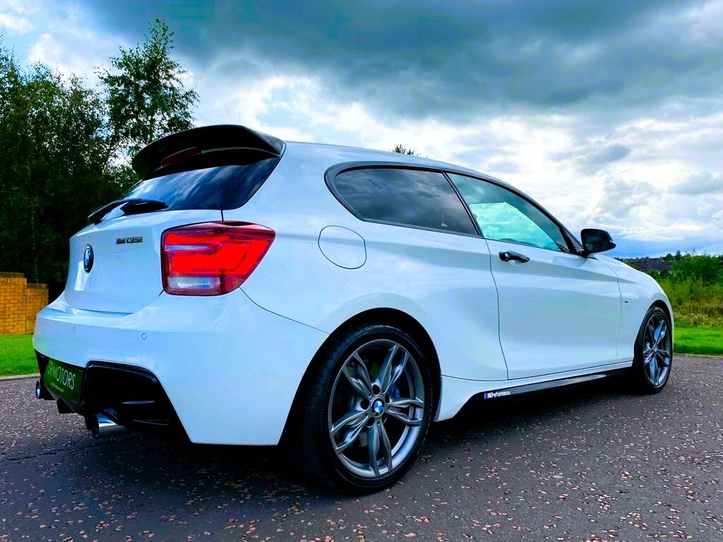 BMW 1 Series F20 F21 PRE-LCI Gloss Black Rear Diffuser Lip Valance ...