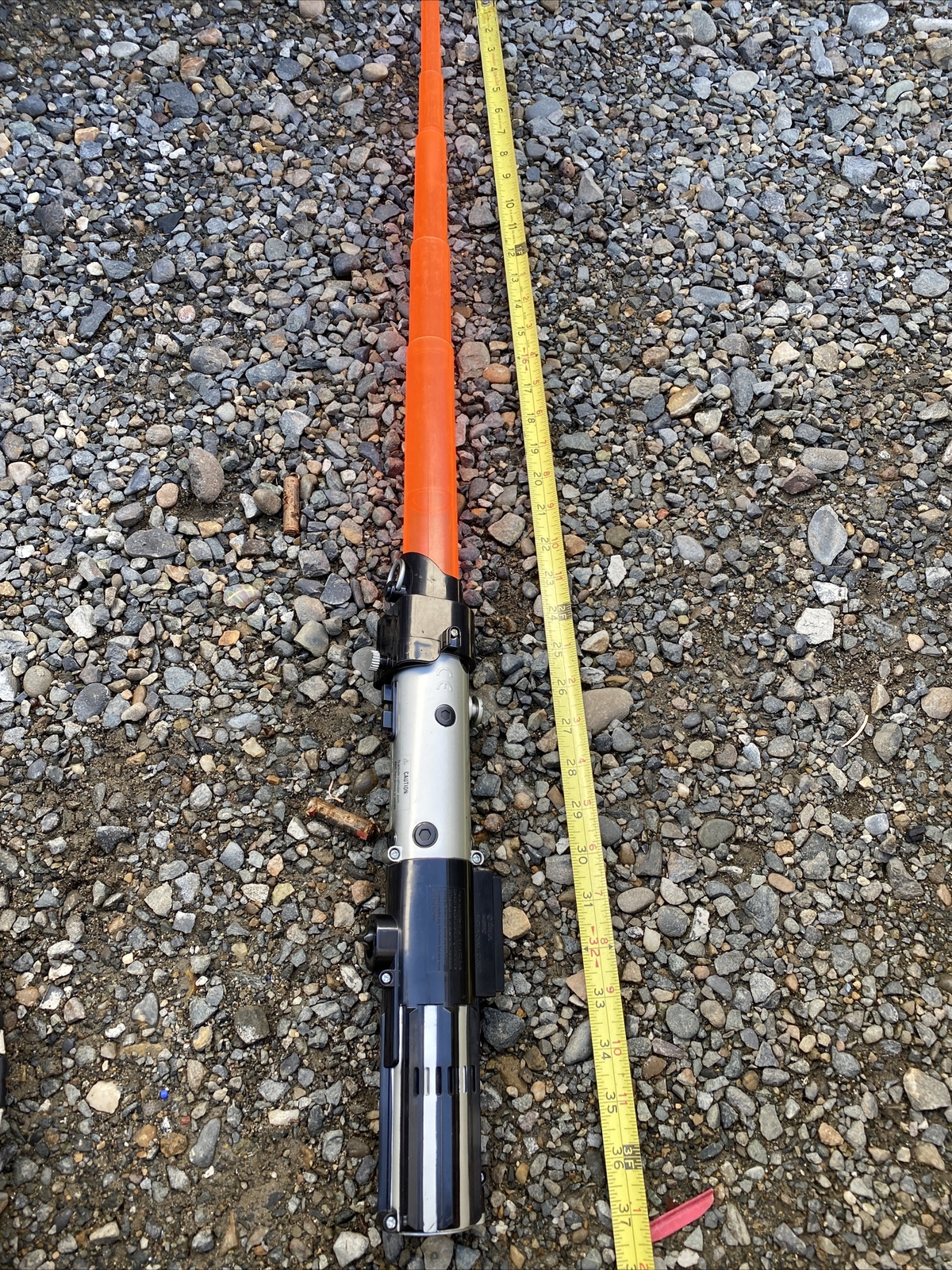 Star Wars Retractable Light Saber Darth Vader Red 2006 Hasbro Sound ...