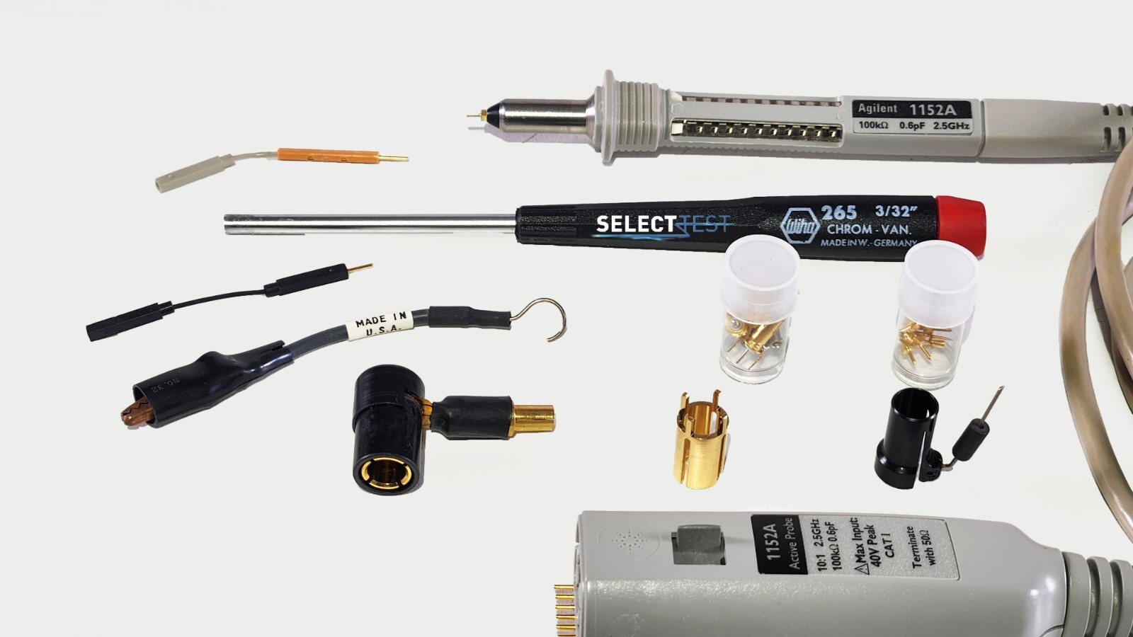 AGILENT (HP) 1152A 2.5 GHz ACTIVE OSCILLOSCOPE PROBE ****LOOK**** (REF ...