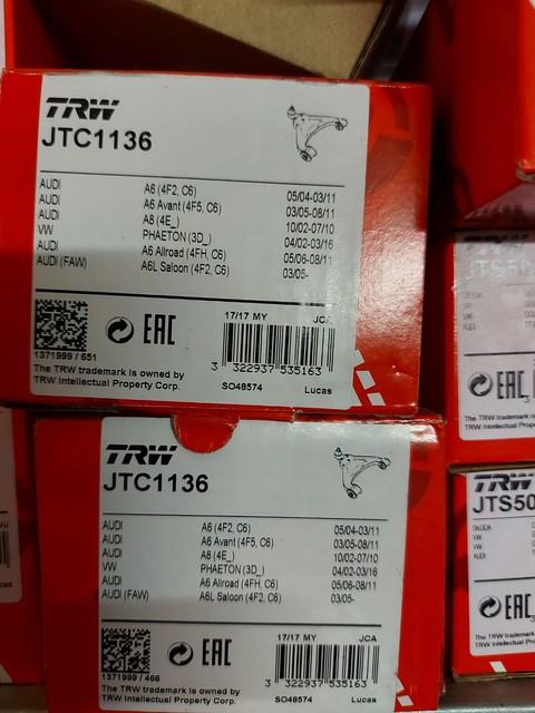 TRW JTC1136 Lenker- RadaufhÃ¤ngung 4E04075 online kaufen | eBay