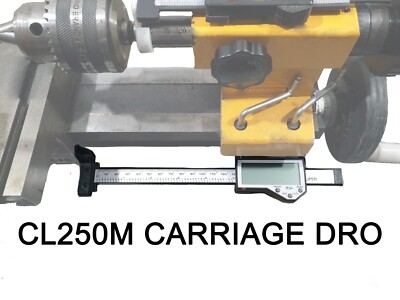 Carriage DRO for CLARKE CL250M Metal mini Lathe Z-axis magnetic add on ...