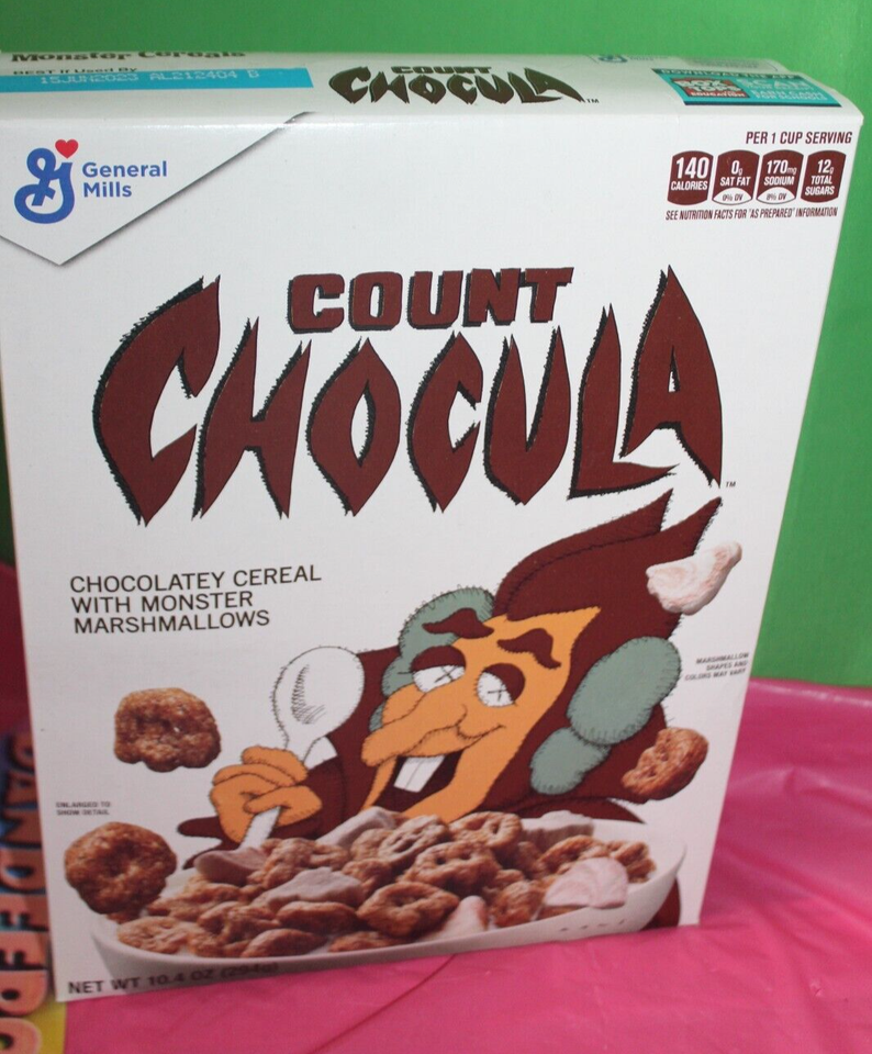 General Mills Count Chocula Monster Cereal Halloween Collectible Sealed ...