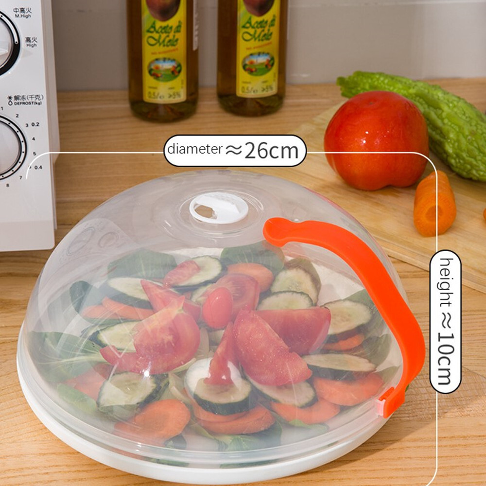 Plastic Cooking Splatter Protector Kitchen Lid Microwave Food Cover ...