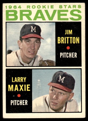 1964 Topps 1964 Braves Rookie Stars - Jim Britton / Larry Maxie #94 | eBay