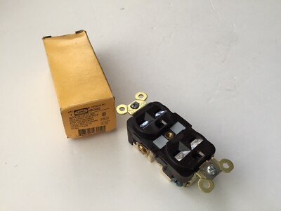 Hubbell HBL5662 Duplex Receptacle, Brown, 15A 250V, New | eBay