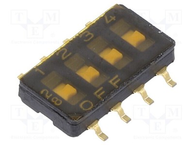 Smd -40÷105°C Pos: 2 0,1A/50Vdc Off-On Switch: Dip-Switch | eBay