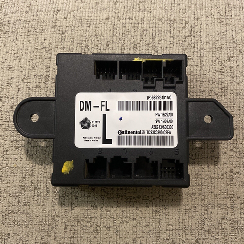 FRONT LEFT DOOR CONTROL MODULE 68225101AC FOR 2014-2023 DODGE RAM 1500 ...