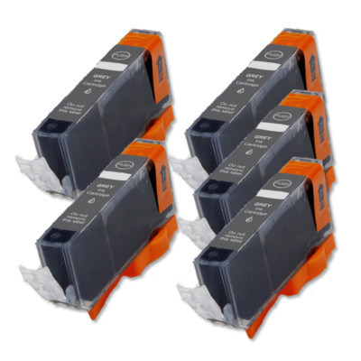 5 PK Gray Ink Cartridge w/ chp use for CLI-226 Pixma MG6120 MG6220 ...