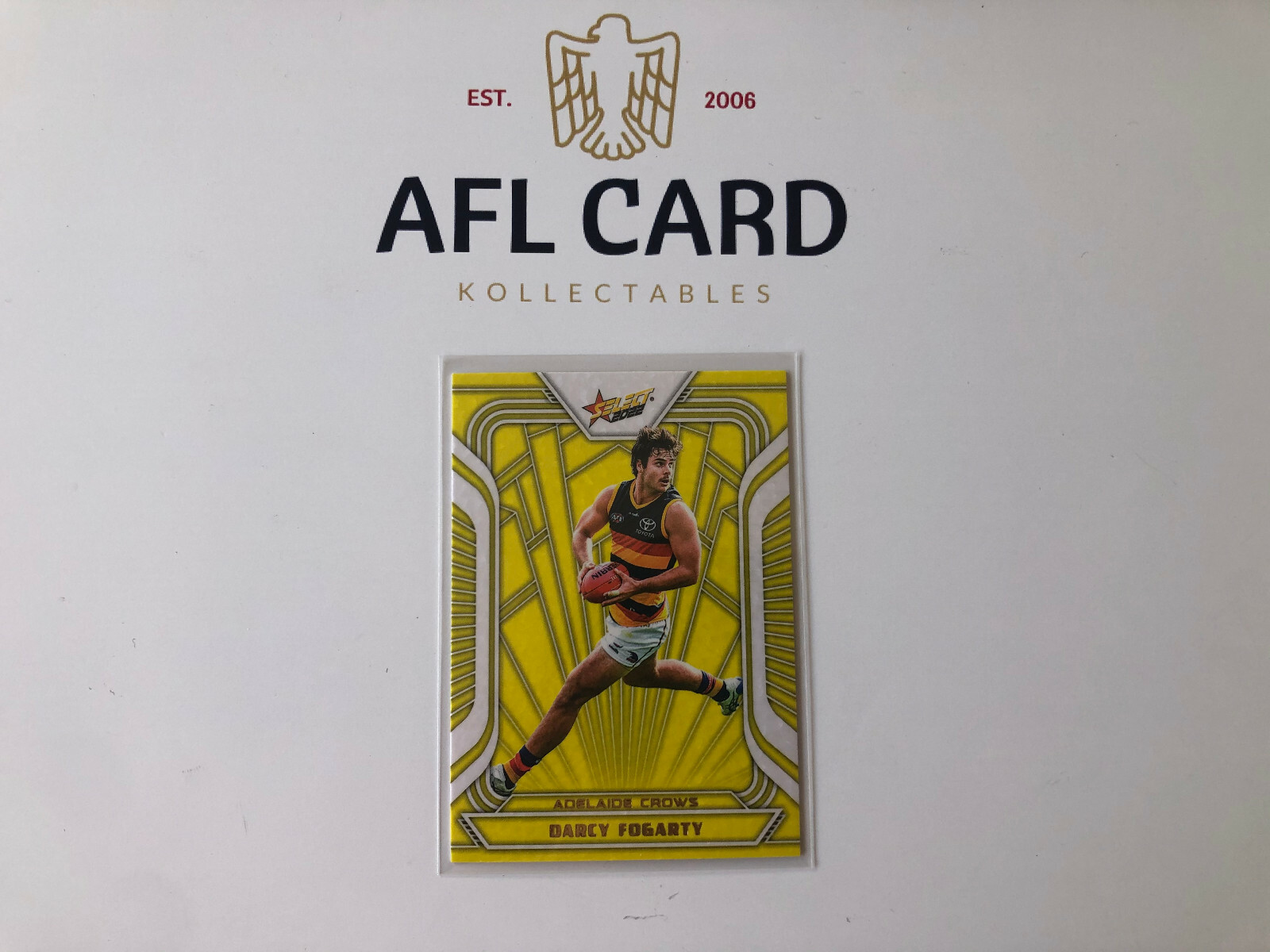 2022 SELECT FOOTY STARS FRACTURED ACID YELLOW DARCY FOGARTY 131 OF 145 ...