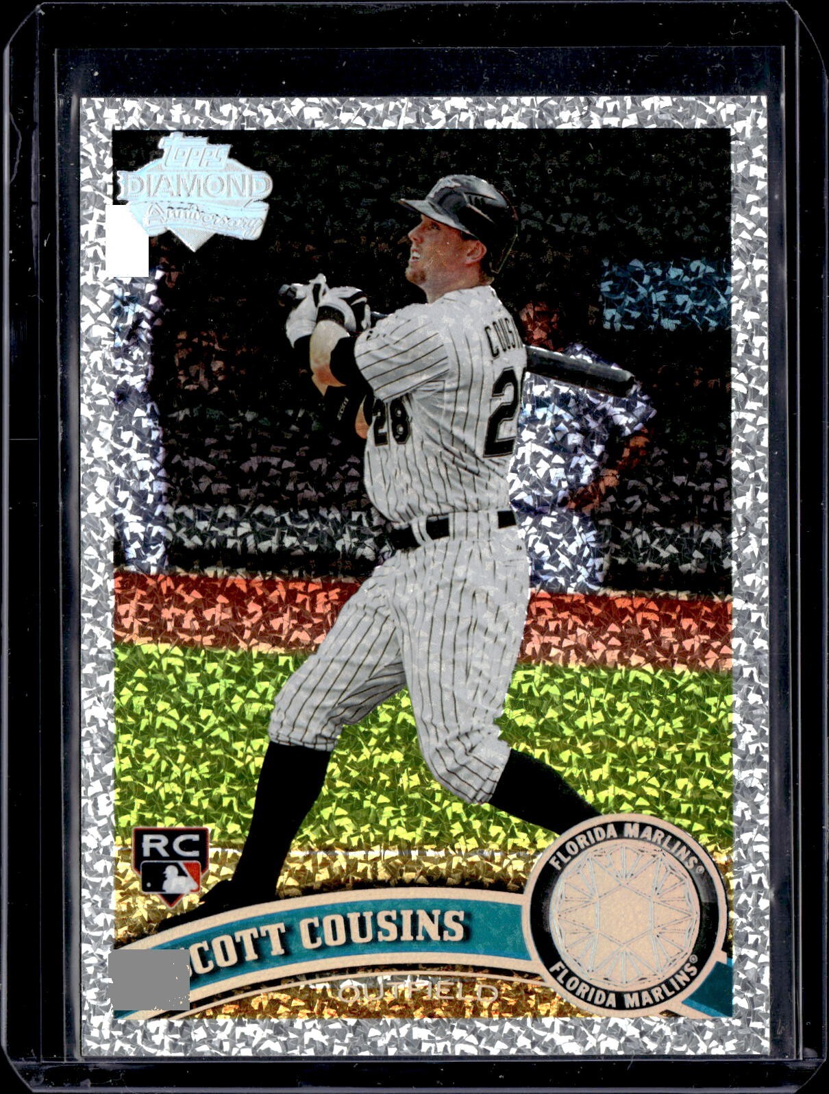 2011 Topps #287 Scott Cousins Diamond Anniversary Rookie RC Marlins | eBay