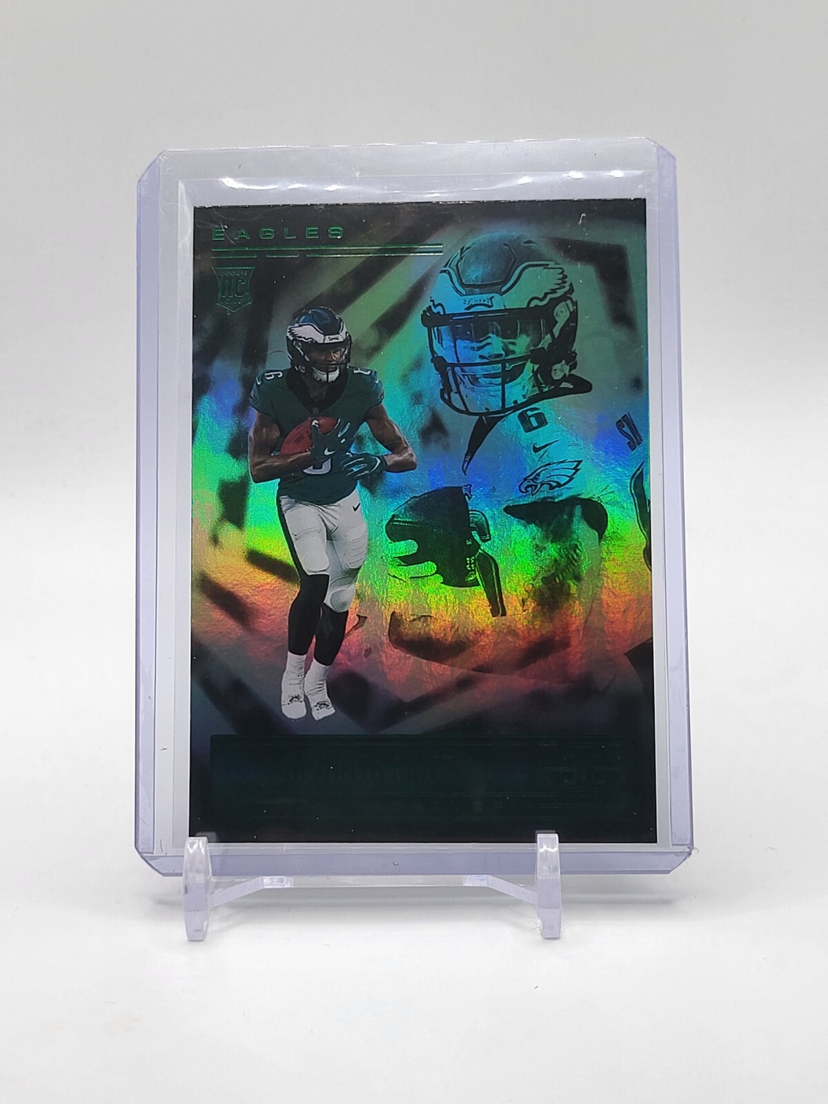 Devonta Smith ROOKIE CARD Emerald 2021 Panini Illusions #63 Eagles SP ...