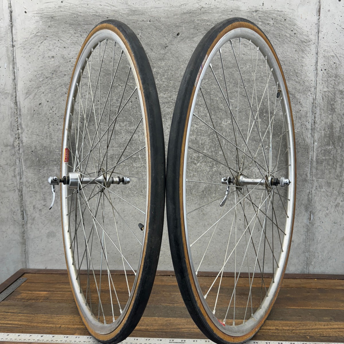 Vintage Araya 700c Wheel Set Suntour Road Vx Hubs Rims Hoop Vintage Araya 700c Wheel Set Suntour Road Vx Hubs Rims Hoop