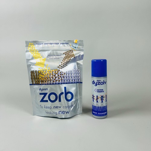 Dyson Zorb Carpet Maintenance Powder & Dyzolv Spot Cleaner 750g 26.5oz ...