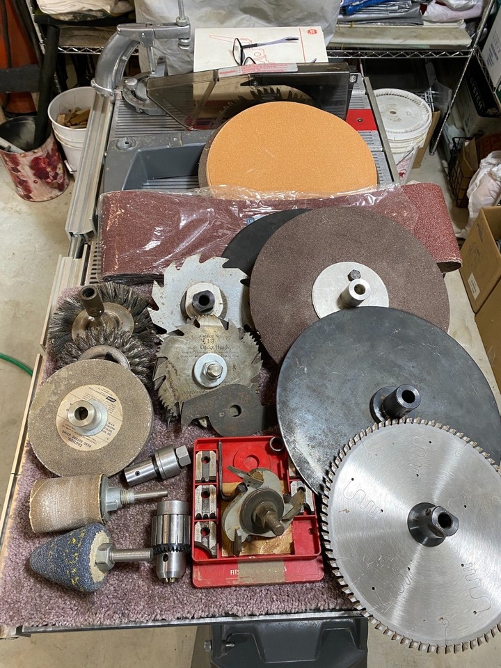 Shopsmith Mark V, with 2 table extensions, Bandsaw, Planer, and many accessories | eBay