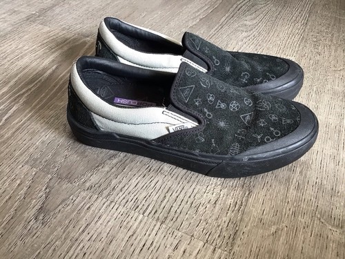 Vans x Cult Mens BMX Size 6 Slip On Black Grey Suede Skate Shoes ...