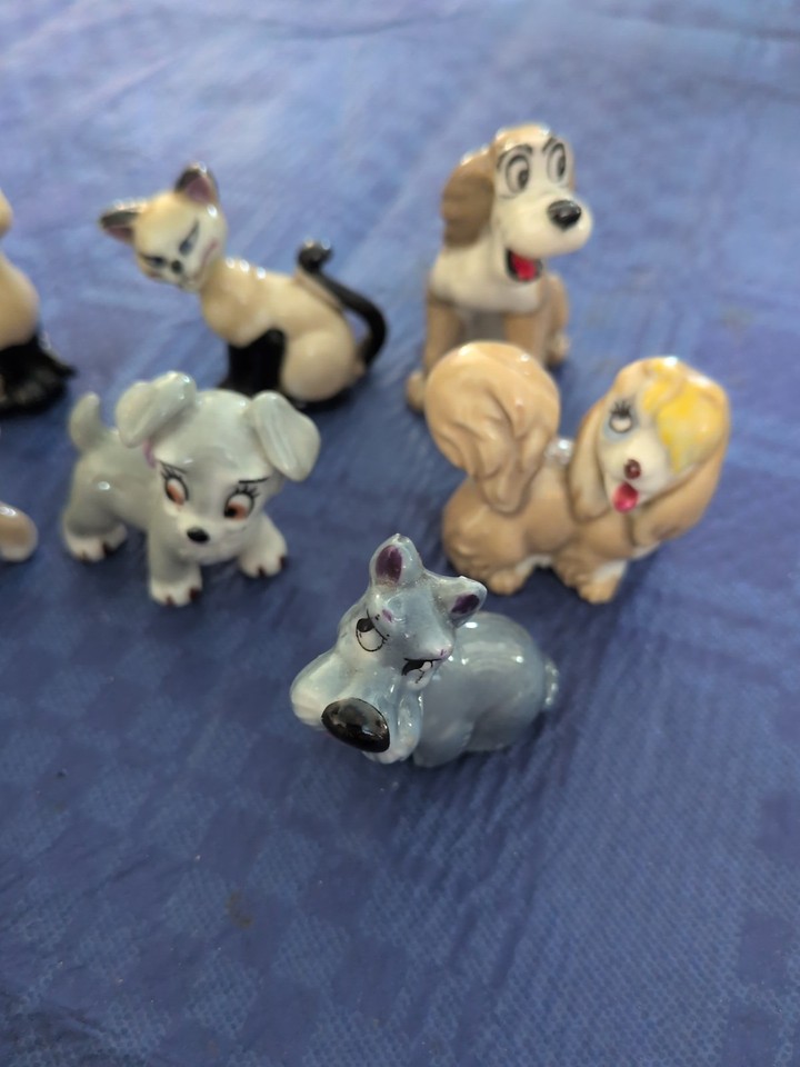 Wade Whimsies Disney's Lady & Tramp, Bambi & Pegasus Figurines | eBay UK