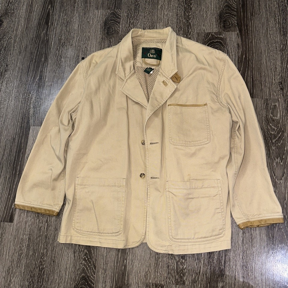 Vintage Orvis Zambezi Coat Men's Fishing Blazer Chore Jacket SZ XL | eBay