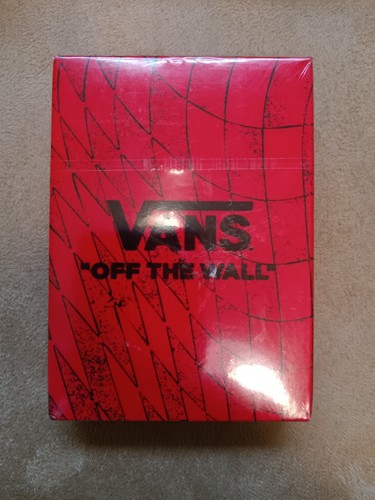 New Vans Playing Cards Off The Wall Deck Of 52 Red Box | eBay
