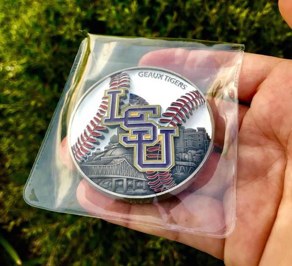 LSU Tigers Baseball World Series Champions Challenge Coin Bertman ...