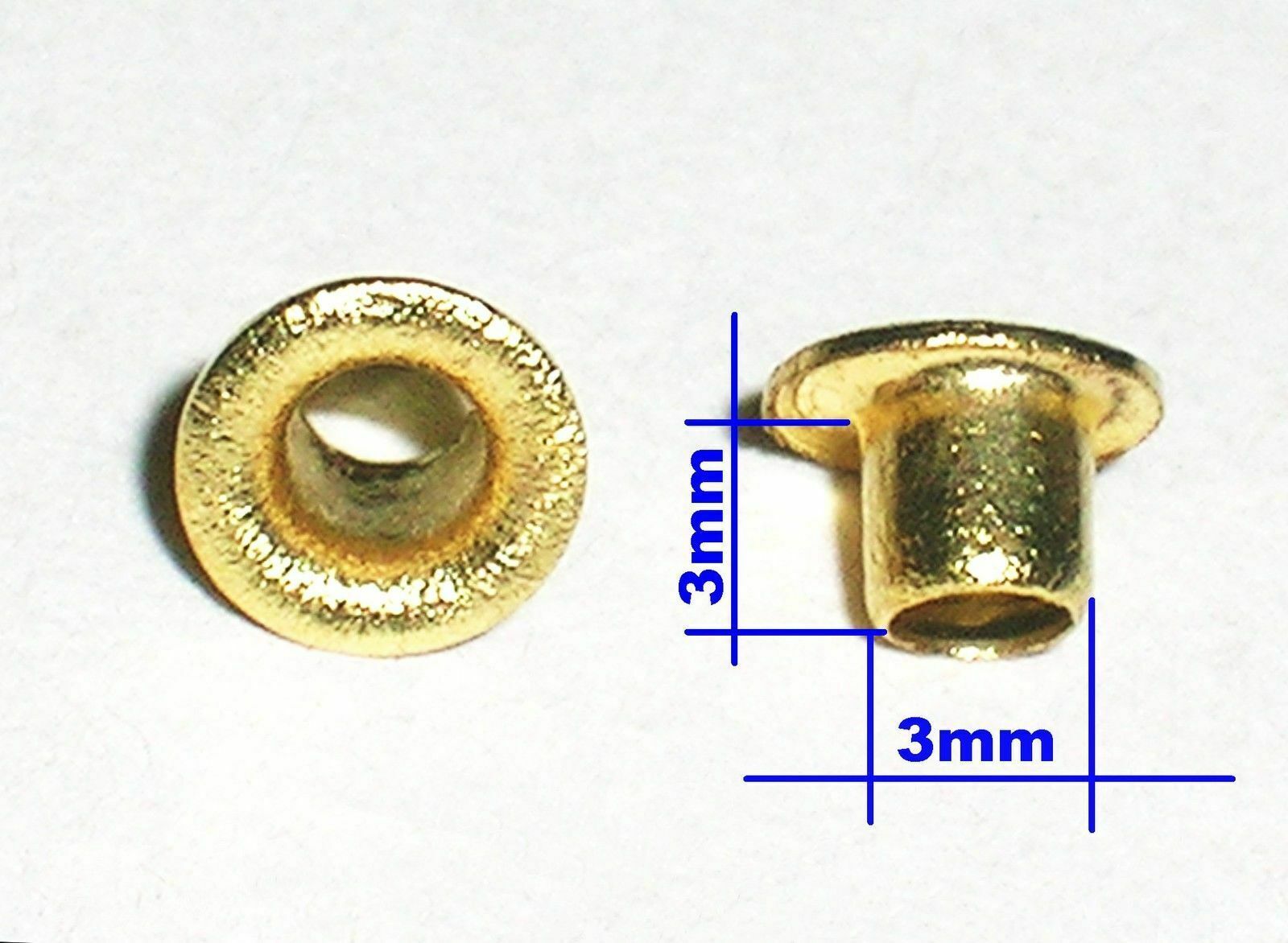 2500pcs PCB Brass Rivets Electronic Prototype Assortment Kit 10 Values ...