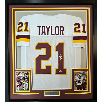 Framed Facsimile Autographed Sean Taylor 35x39 Washington White Reprint ...