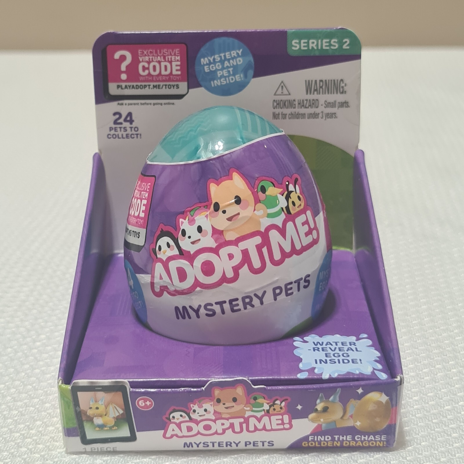 ADOPT ME EGG Mini Mystery Pets Roblox Series 2 W/Code Water Reveal ...