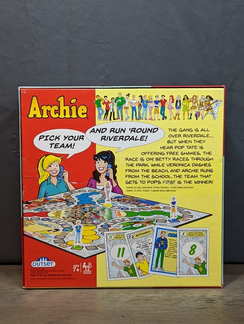 Archie Board Game Running 'round Riverdale OUTSET Media F5 for sale ...