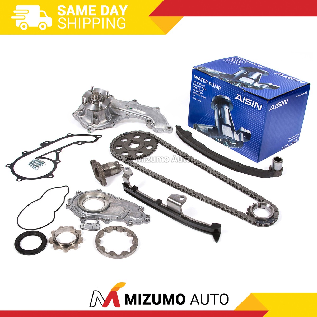 Toyota Tacoma Water Pump Replacement Timing Chain Kit Oil Pump AISIN