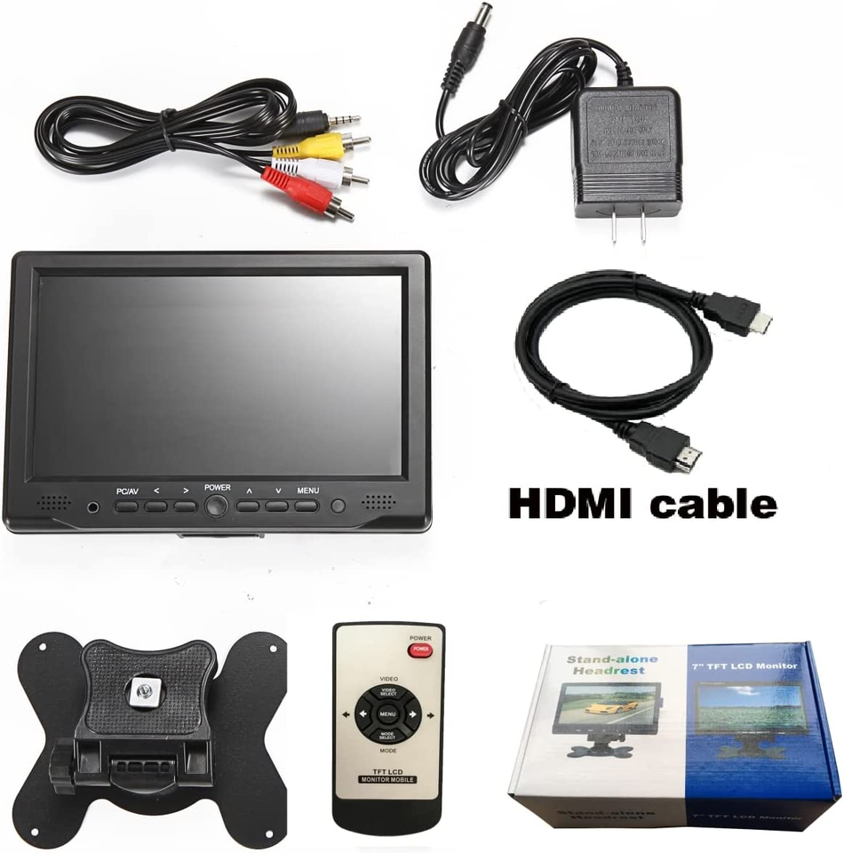 7 Inch Mini Monitor Small HDMI Monitor Portable HD 1080P VGA Monitor ...