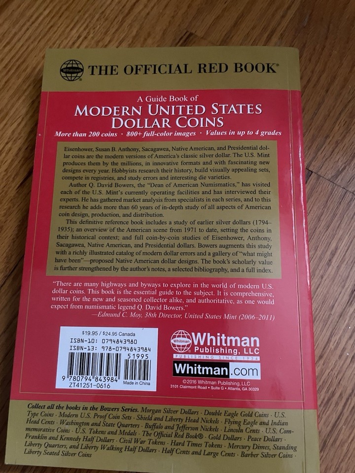 Modern United States Dollar Coins Red Book Series | Coin Collecting ...
