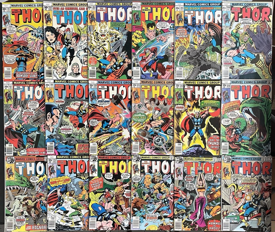 Thor Marvel Comic Book Lot Of 146!(3) (#156 - #412) (CHECK OUR AUCTIONS ...