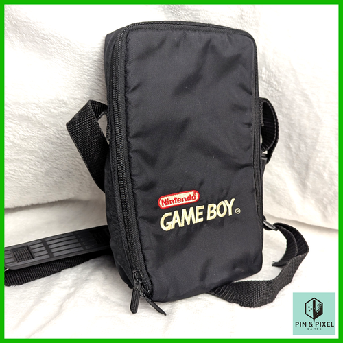 Vintage Nintendo Original Game Boy Gameboy Black Carrying Case Bag w ...