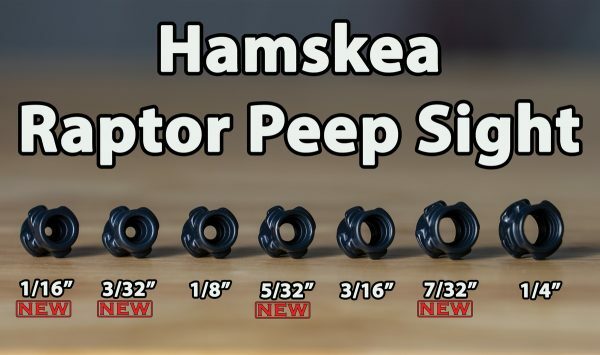 Hamskea Raptor 7/32in Bow Peep Sight - Black (PEEP043) for sale online ...