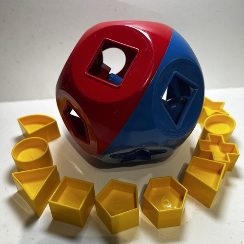 Tupperware Shape O Ball Counting Sorting Toy Vintage 1968, Complete 10 ...