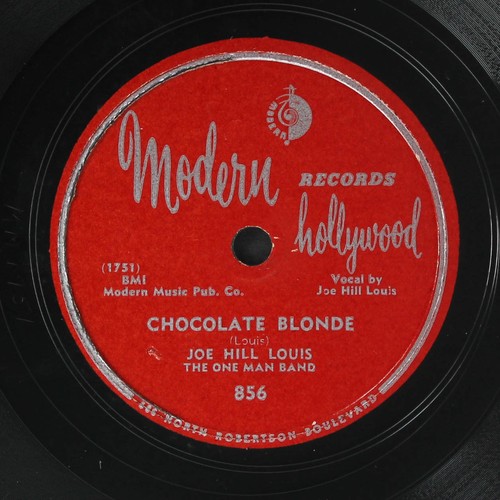 JOE HILL LOUIS: chocolate blonde / peace of mind MODERN Single 78 RPM ...