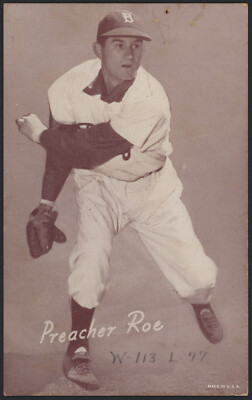 1947-66 Exhibits Preacher Roe Dodgers | eBay