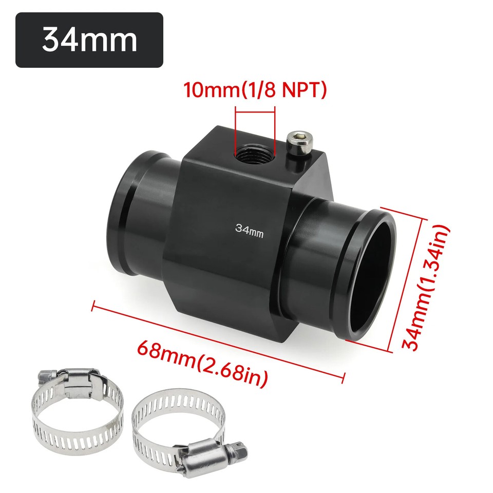 Car Water Temp Gauge Radiator Temperature Water Temp Joint Pipe Sensor ...