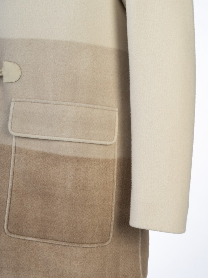 LORO PIANA Baby Cashmere Jubile Castorino Nutria Fur Lined Hooded ...