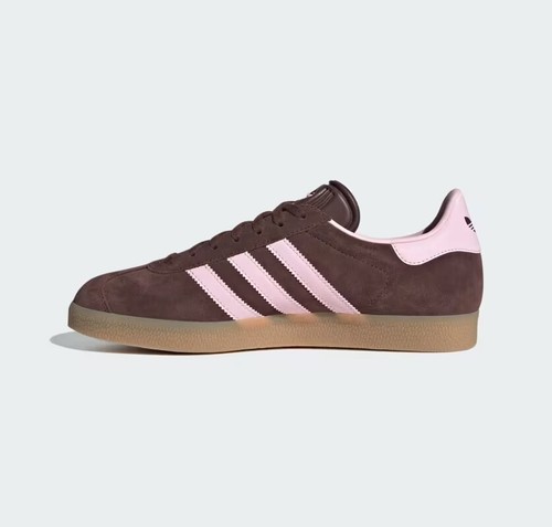 New Adidas Gazelle Suede Shoes - Auburn / Clear Pink (JH5666) | eBay