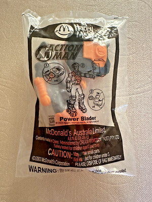 McDonalds Happy Meal Toys 2003 Hasbro Action Man - Power Blader BNIP ...