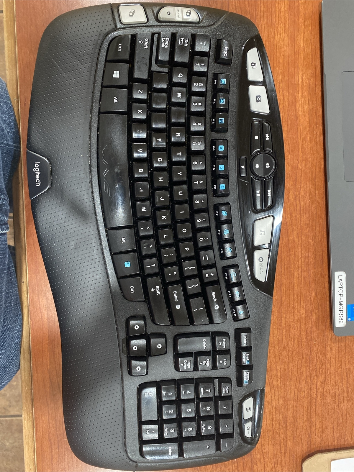 Logitech K350 Wireless Ergonomic Keyboard + Mouse M510 w/ USB Dongle ...