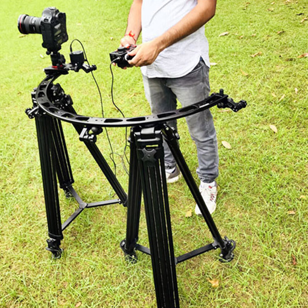 Motorized video Camera Slider Curve Track with Motion Control System ...