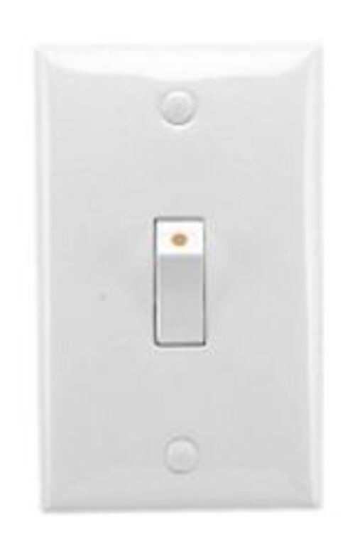 Clipsal MAIN SWITCH 35A 1-Pole 1-Rocker Flush Mount, Vertical WHITE ...