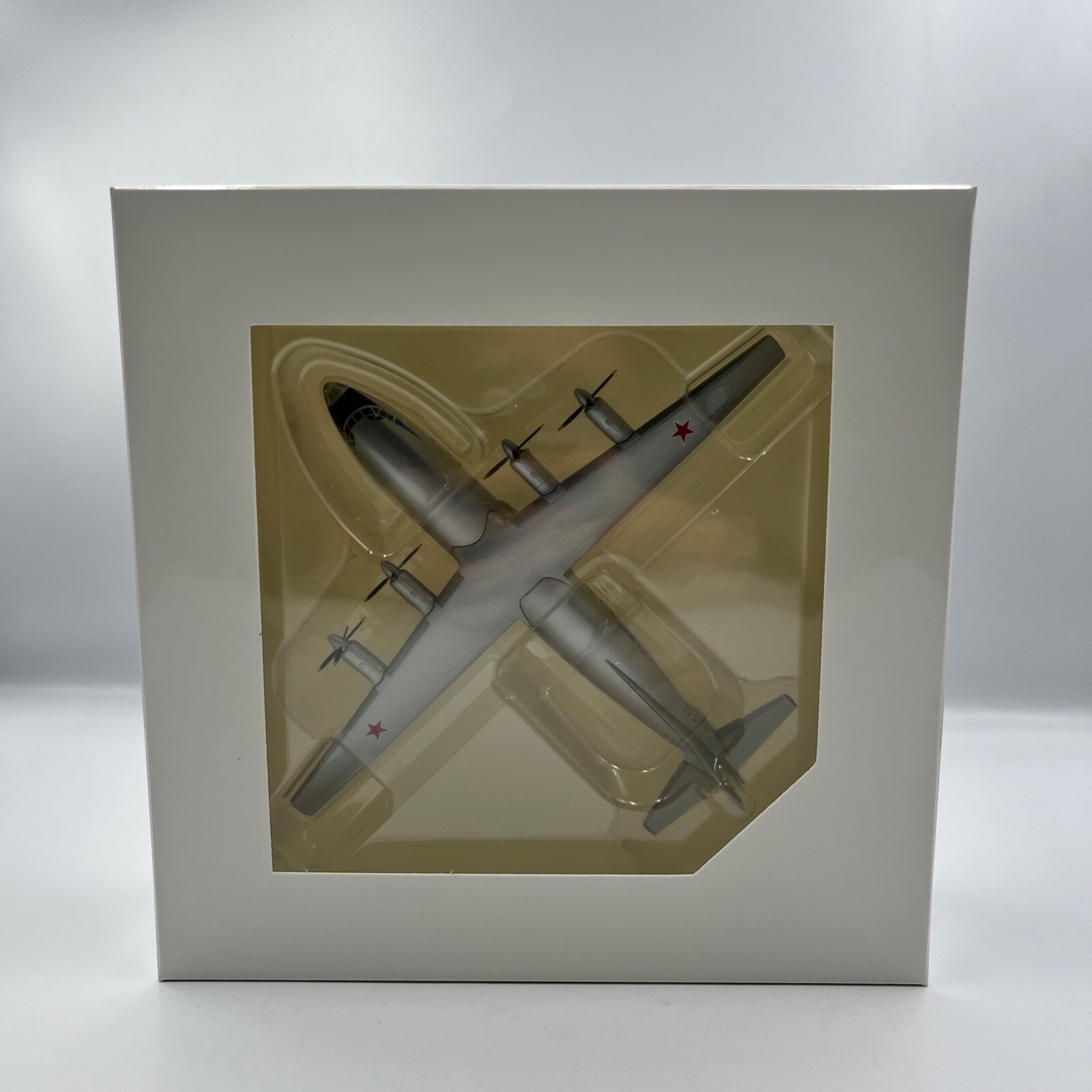 Aircraft model Antonov 10 Soviet Air Force (silver) Reg: "17" blue ...