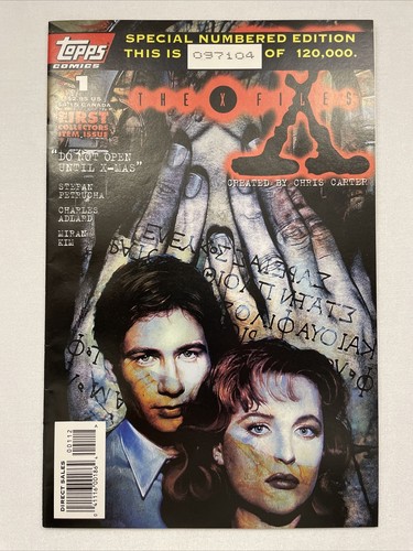 Topps The X Files Comic Book Number One | eBay