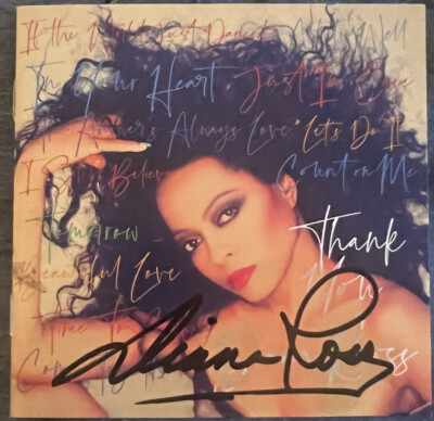 Diana Ross Signed Autographed Cd Thank You | eBay