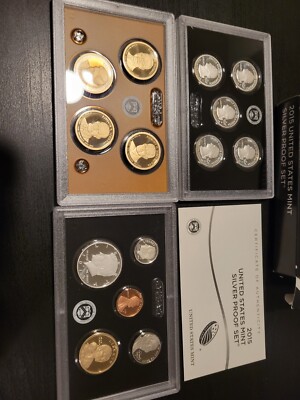 2015-s U.S. SILVER 14 coin Proof Set. Original as made by U.S. | eBay